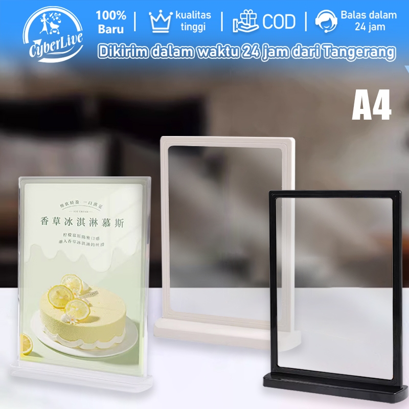 Jual A4 Stand Menu / Stand Brosur / Stand Akrilik / Holder Brosur ...