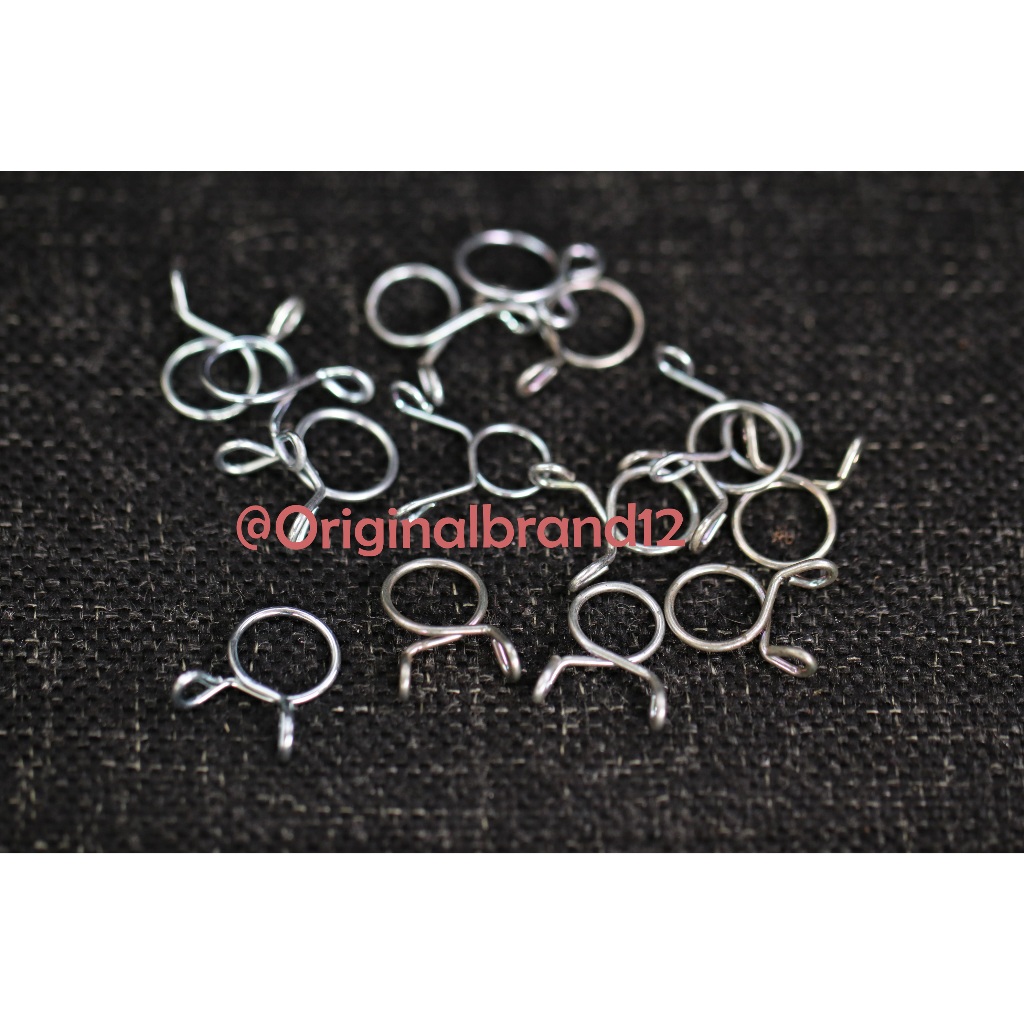 Jual Klip Kawat Kancing klem 12mm Penjepit kleman Selang Bensin selang ...