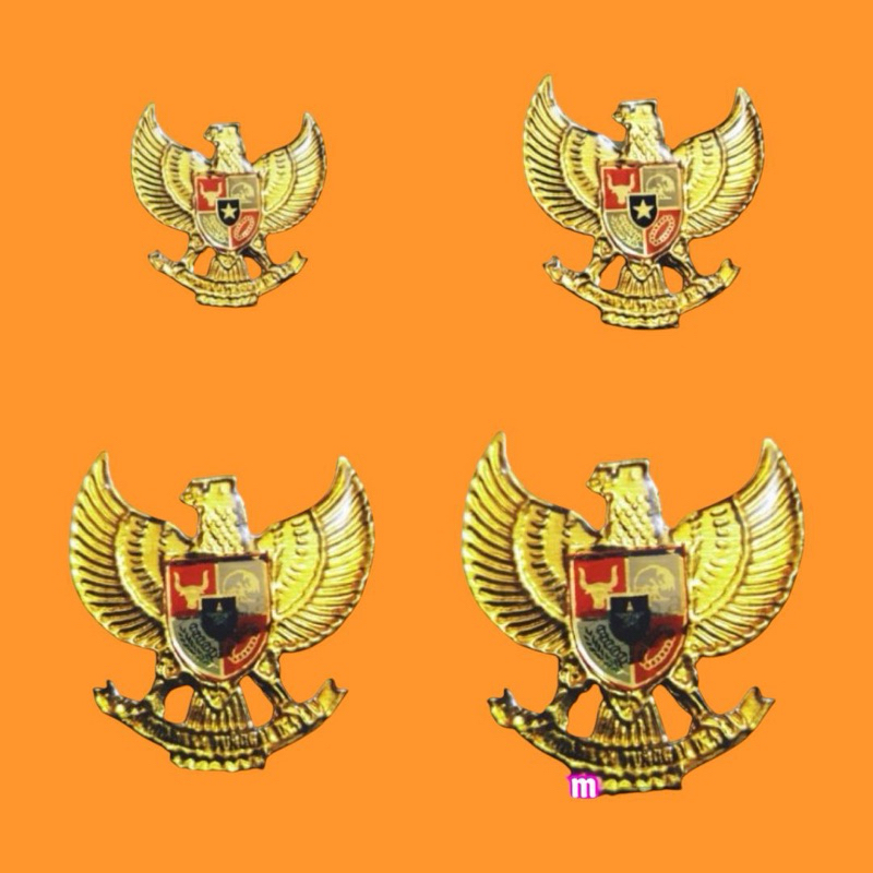 Jual Pin Bros Burung Garuda Pancasila Pin Peci Upacara Model Cemiti ...