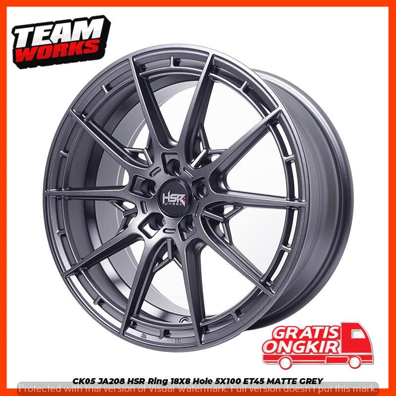 Jual VELG MOBIL RACING SIENTA ALTIS FT86 AUDI SUBARU IMPREZA R18 HSR CK05 GREY PCD 5X100 VELK ...