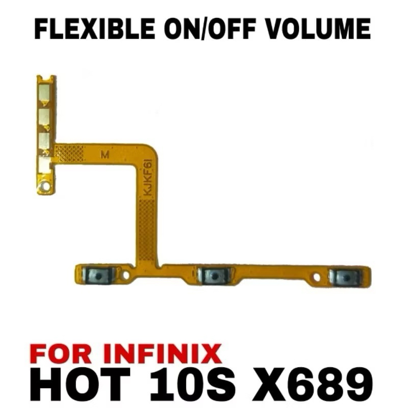 Jual FLEXIBLE POWER ON OFF INFINIX HOT 10S HOT 11 X689 X662 X659 FLEX FLEKSIBLE ON OFF + VOLUME ...