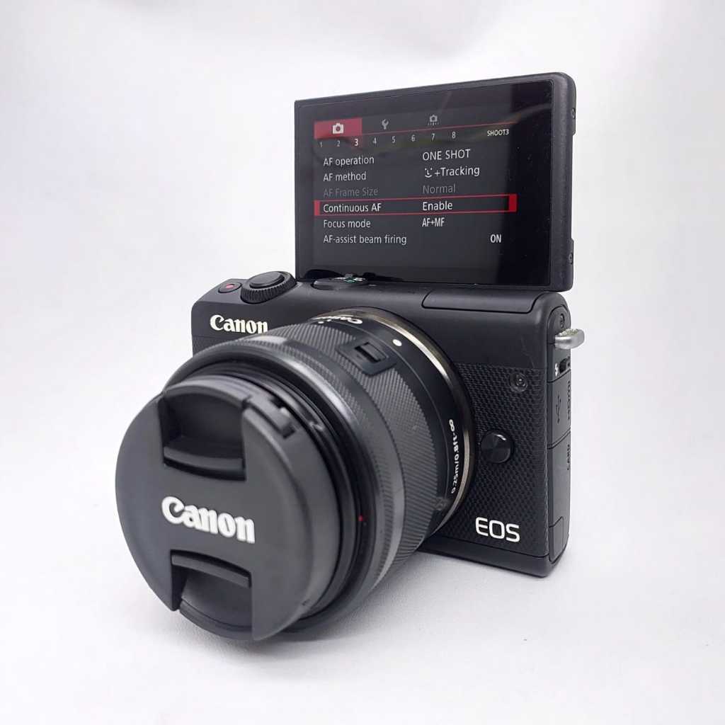 Jual 99% Mulus CANON M100 EOS Kamera Mirrorless Vlog EOS M100 | Shopee Indonesia