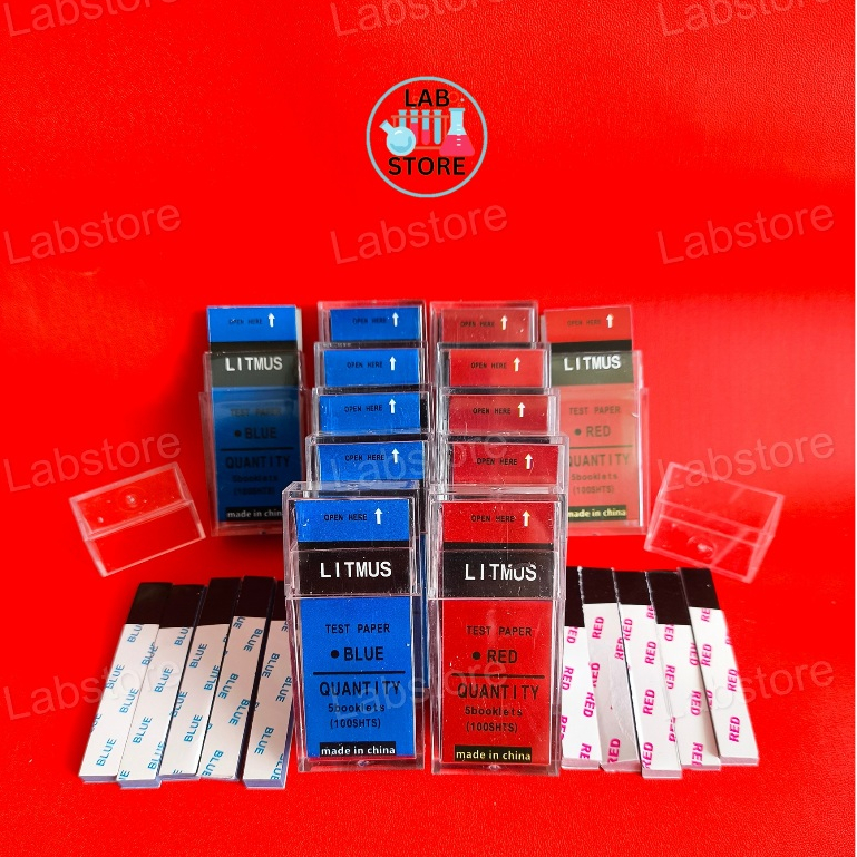 Jual Kertas Lakmus / Litmus Paper Merah / Biru Per Pack isi 100 lembar ...