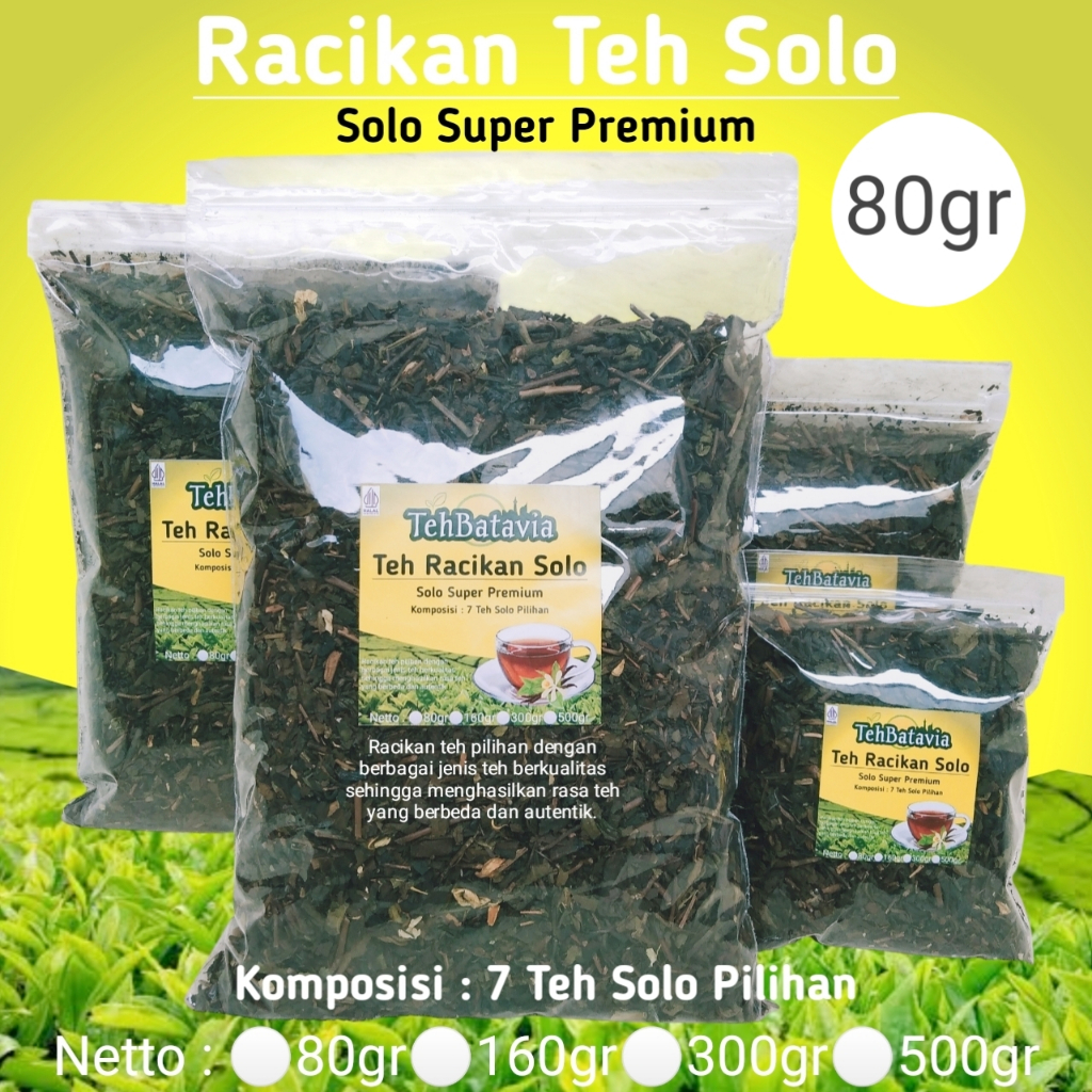 Jual Promo Teh Racikan Es Teh Solo 80gr 7 teh racikan es teh Jumbo khas ...