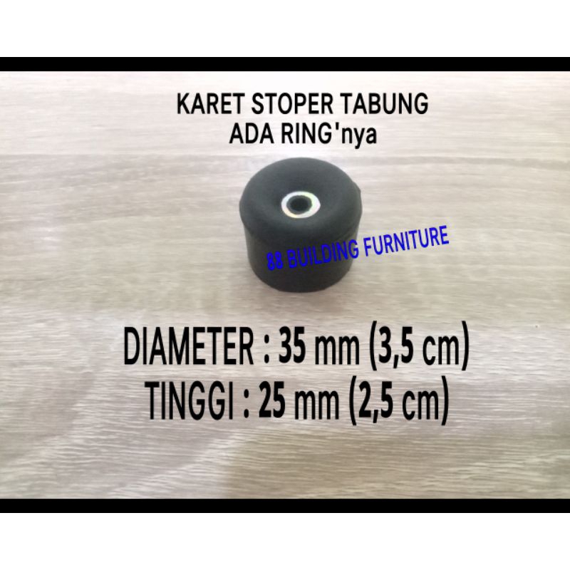 Jual KARET STOPPER STOPER BULAT TABUNG MENARA TINGGI ROLLING ROLING ...