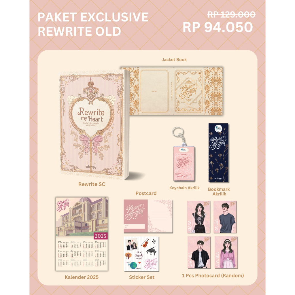 Jual Novel Rewrite My Heart - esterspy | Shopee Indonesia