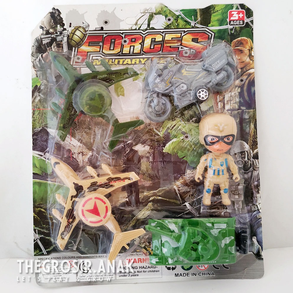 Jual TGA Forces Military Set 669-D1 Mainan Pesawat Kapal Tank Tempur Mini Figure Tentara Militer ...