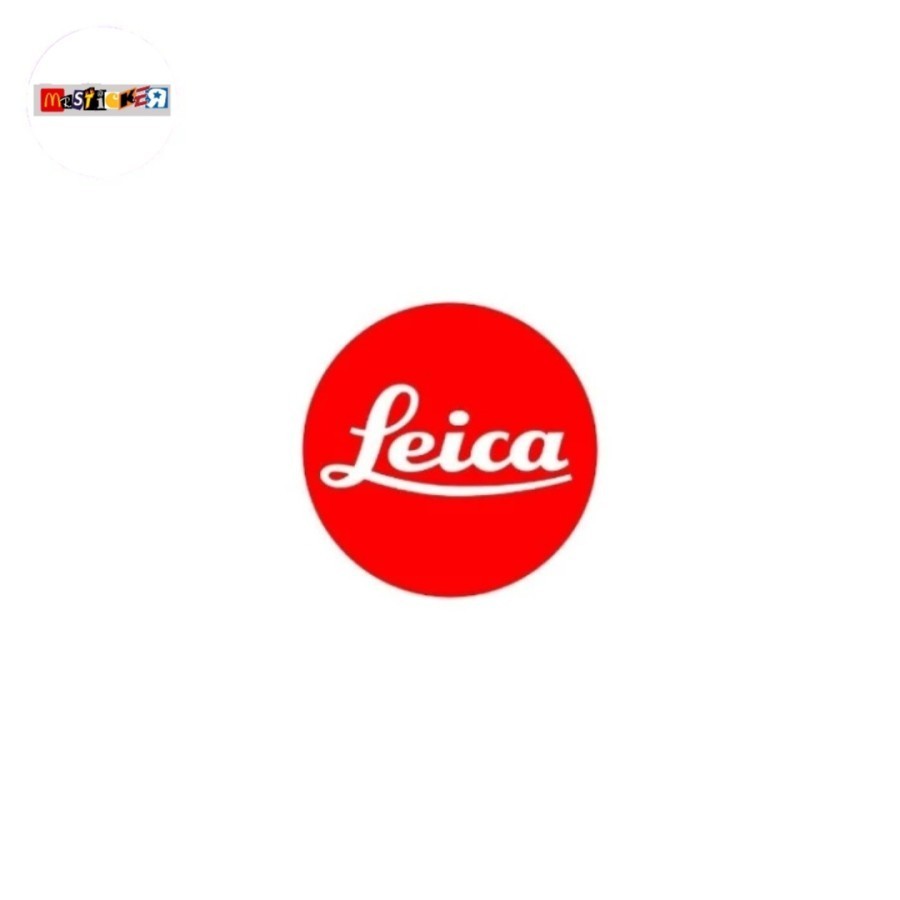 Jual sticker Leica logo stiker retro vintage brand analog camera ...