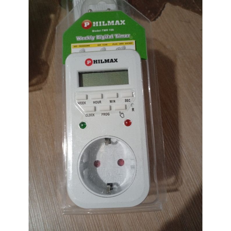 Jual Saklar Timer 24 Jam/Stop Kontak Timer/Stop Kontak Otomatis Philmex ...