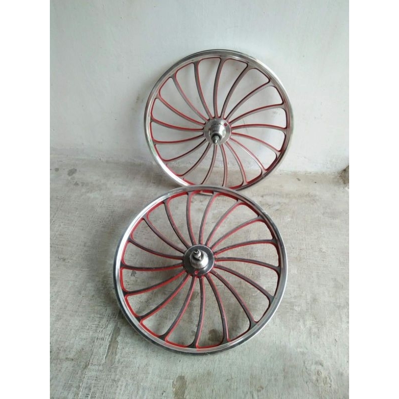 Jual Wheelset velg rims 20 aluminium aloy NOS oldschool bmx osbmx ...
