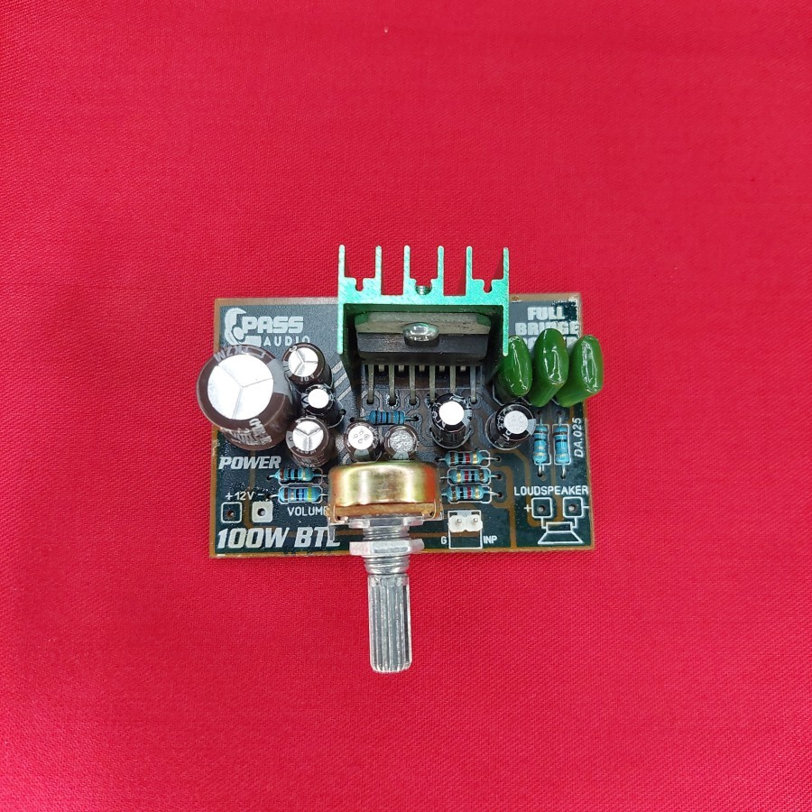 Jual power tda amplifier 100watt DC 12V Mono # pakai travo 3 Ampere 12 volt # ic 2005 | Shopee ...