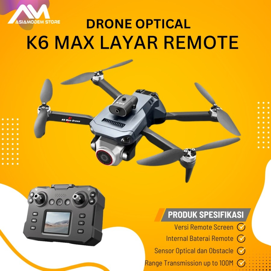 Jual Drone Remote Layar Screen K6 K15 S9 Max 4K Brushless Sensor Obstacle Avoidance - Drone K6 ...