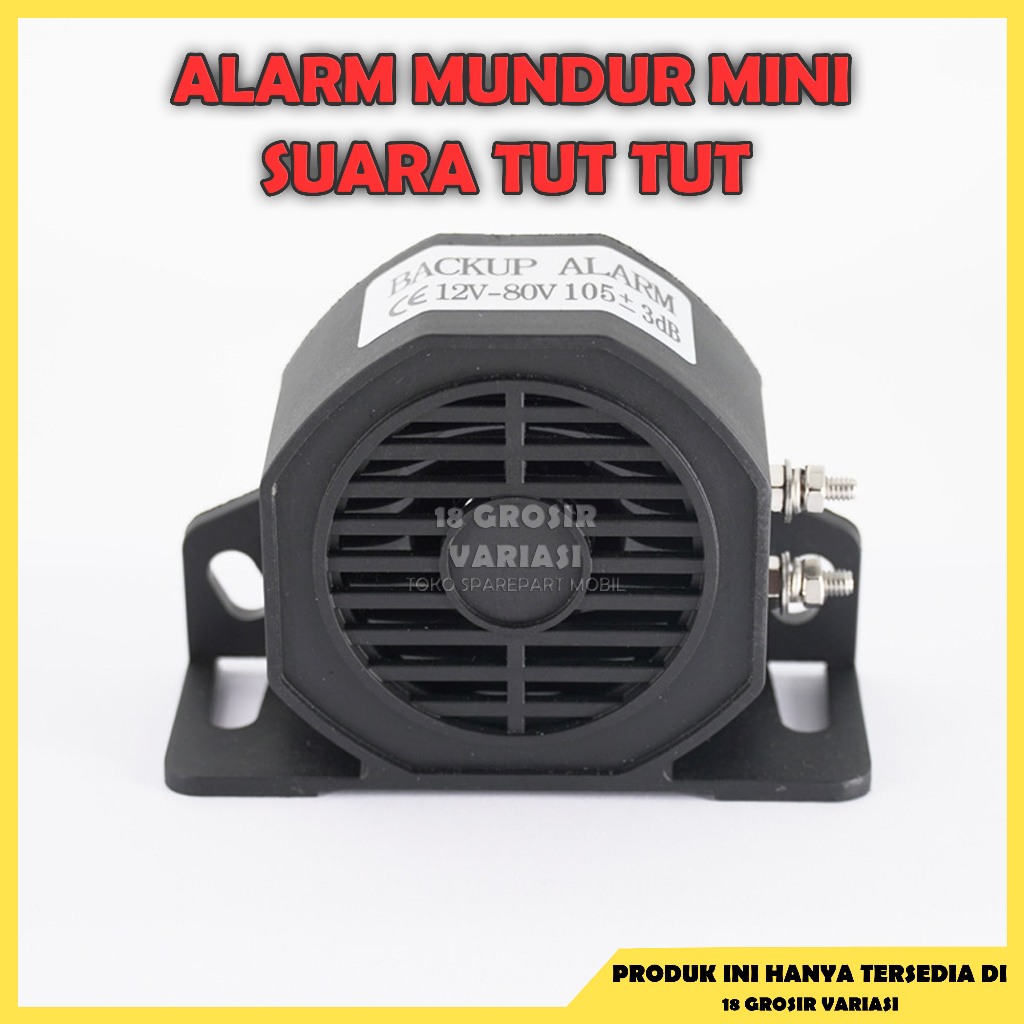 Jual PROMO Alarm Mundur Truk 24 Volt 12 Volt Alarm Mobil Universal ...