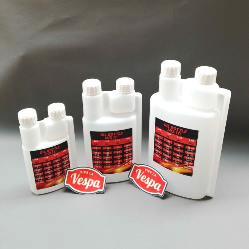 Jual Botol Refill Takaran Oli Universal Vespa Motor Mobil | Shopee ...