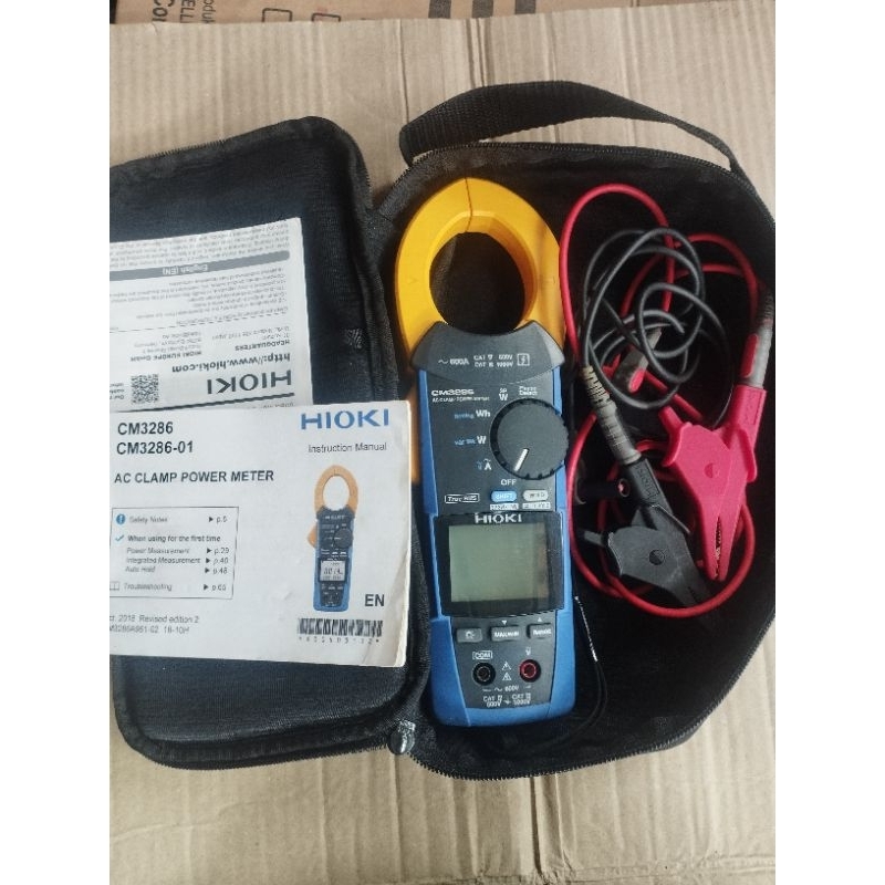 Jual HIOKI CM-3286 CM-3286-01 CM-3286-50 Clamp Power Meter | Shopee ...