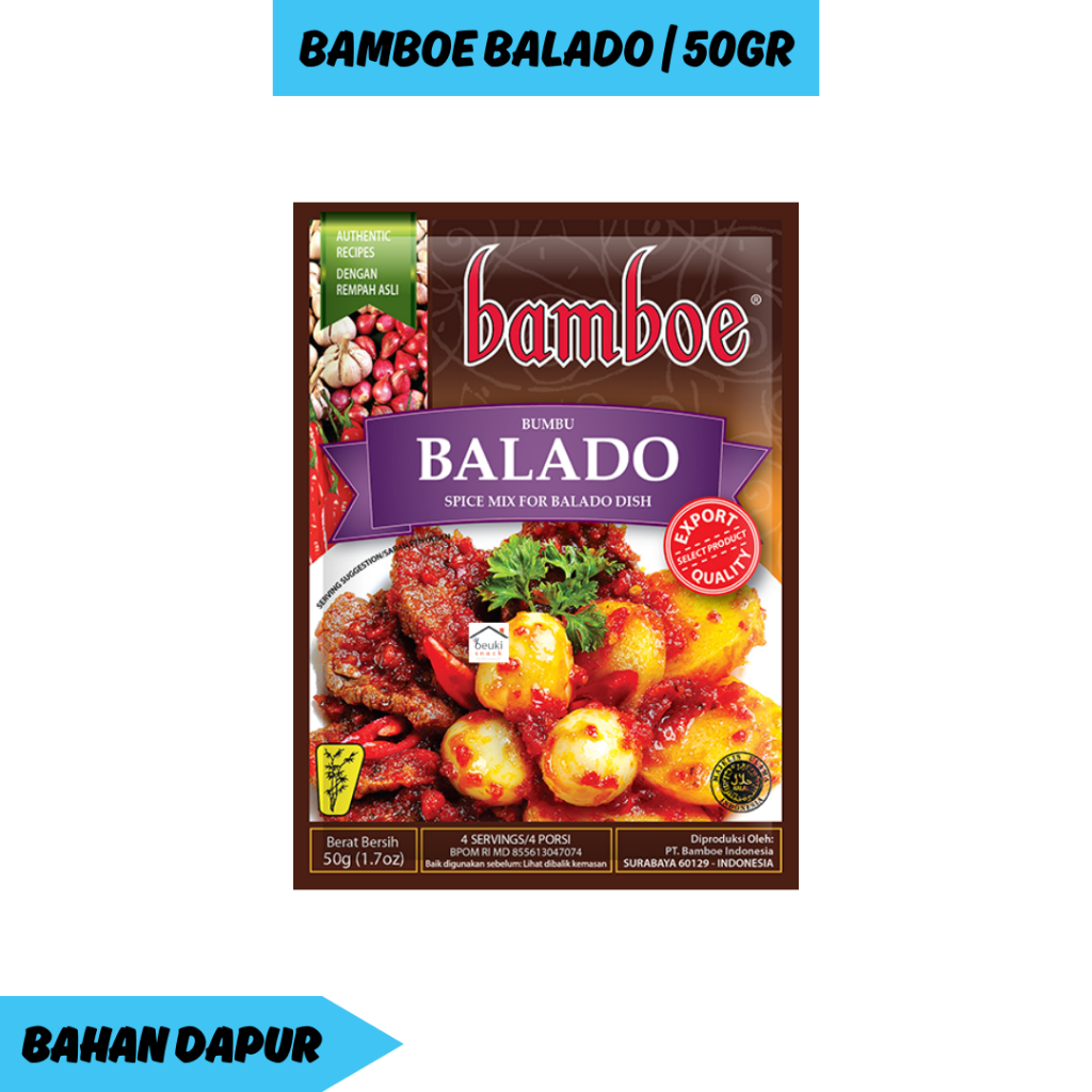 Jual Bamboe Bumbu Balado Bumbu Masakan Khas Indonesia | Shopee Indonesia