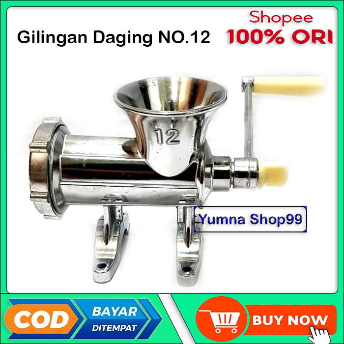 Jual Alat Penggiling Gilingan Daging QME QM-8012 Meat Mincer Manual NO ...