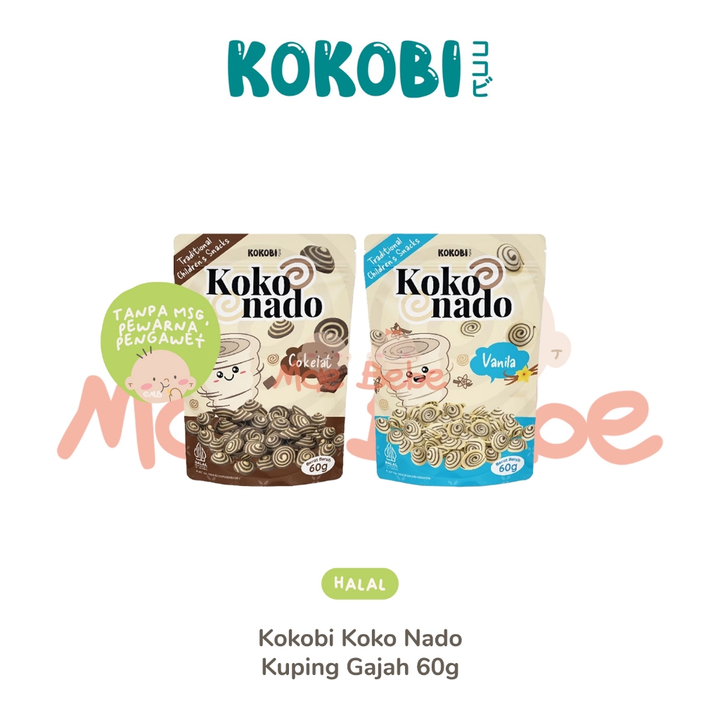 Jual Kokobi Koko Nado Kuping Gajah Mini Kids Friendly Snack Cemilan ...