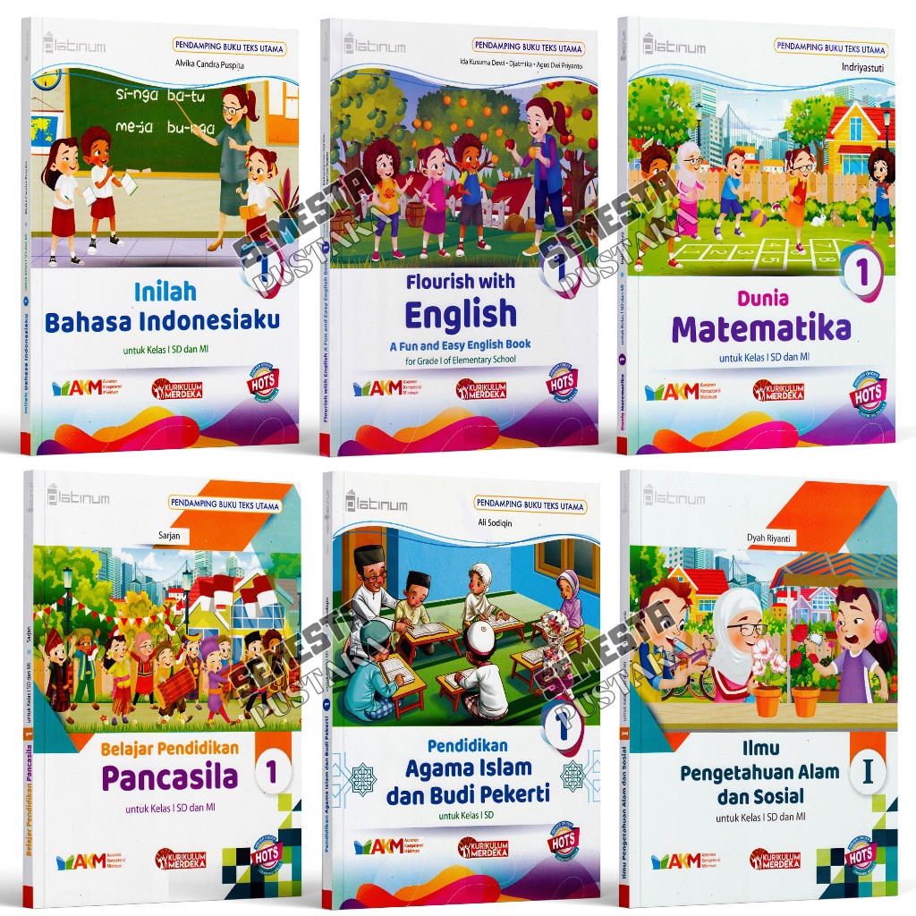 Jual Buku Kelas 1 SD Platinum Kurikulum Merdeka Tiga Serangkai | Shopee Indonesia