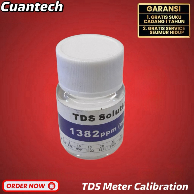 Jual TDS Meter Calibration Liquid - Cairan kalibrasi TDS Solution (2 pcs) | Shopee Indonesia