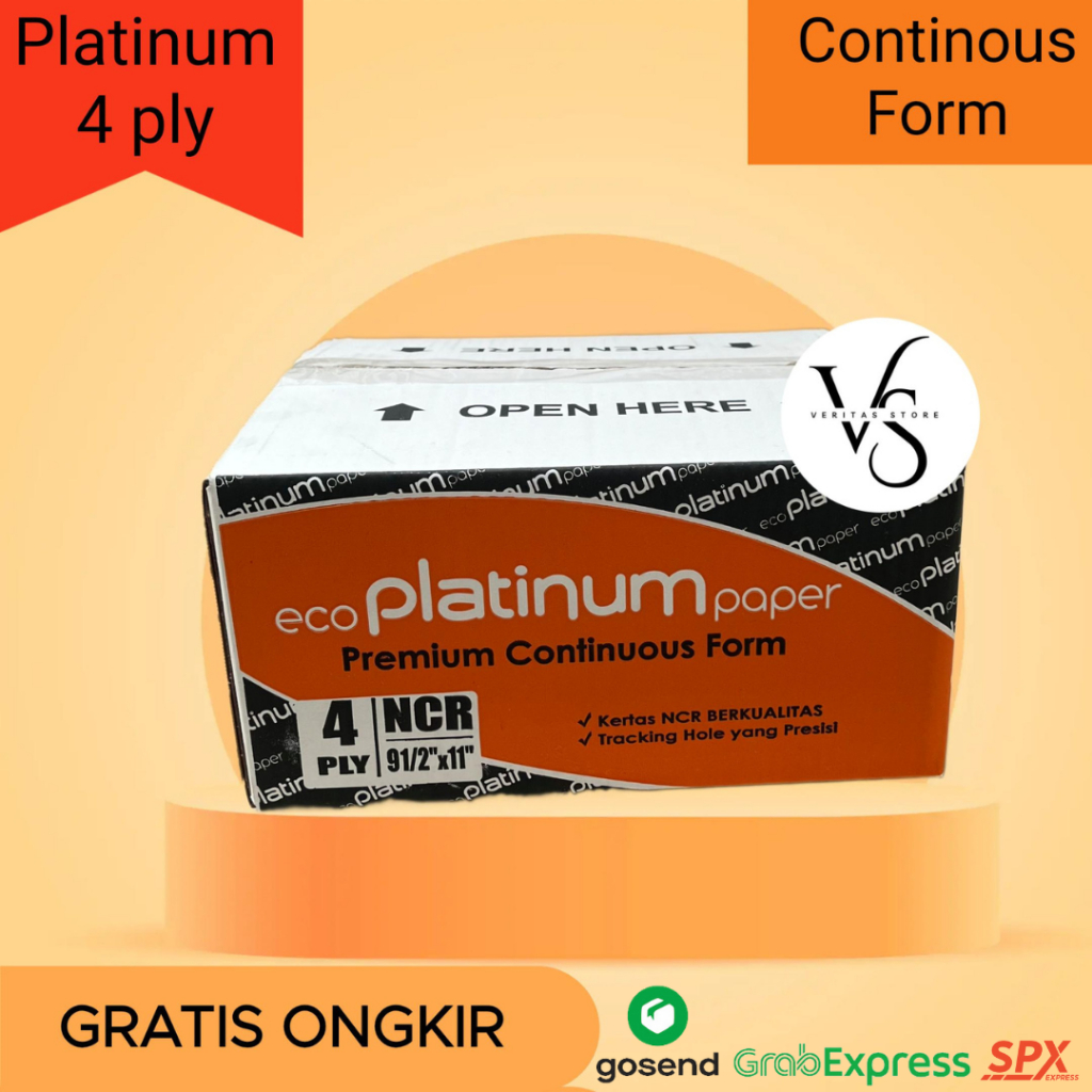 Jual Eco Continuous Form 4 Ply dan 4 Ply bagi 2 ukuran 9½ x 11 merk ...