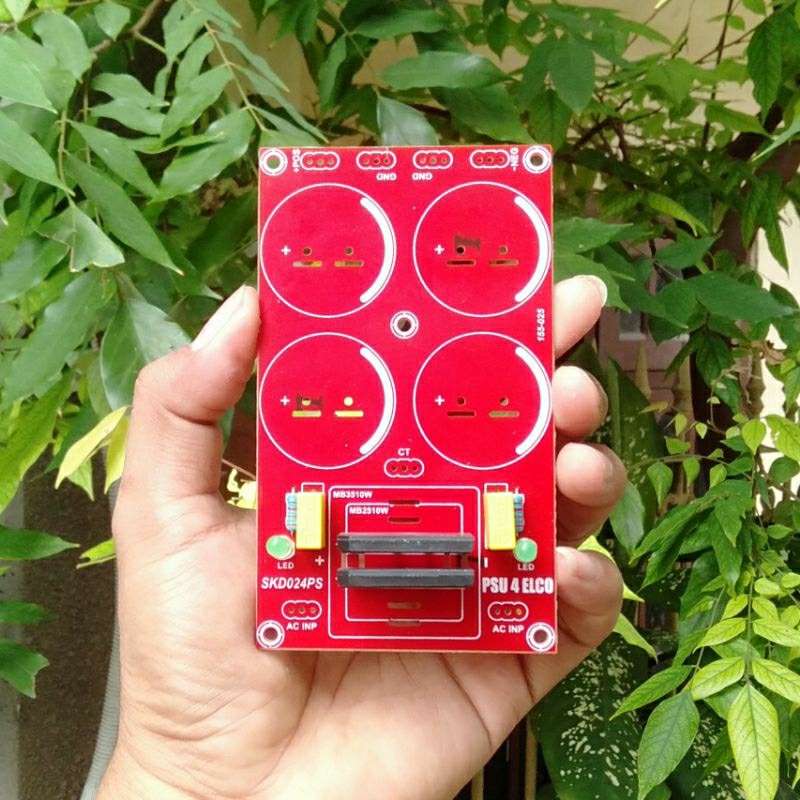 Jual pcb psu 4 elco model panjang plus lampu led | Shopee Indonesia