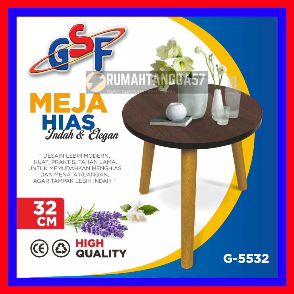Jual MEJA HIAS GSF G-5532 / MEJA MINIMALIS AESTHETIC / MEJA BULAT RUANG ...