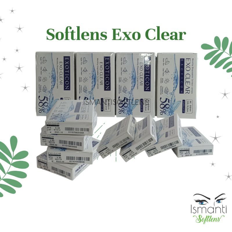 Jual Softlens Bening EXO Clear diameter 14.2 mm Tersedia Ukuran -0.50 s ...