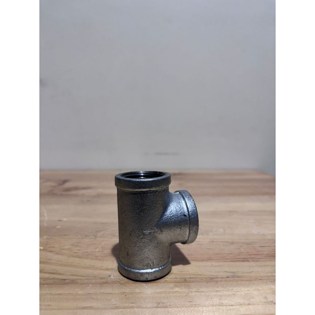 Jual Tee Galvanis besi drat dalam Galvanize 1 inch BSPT | Shopee Indonesia