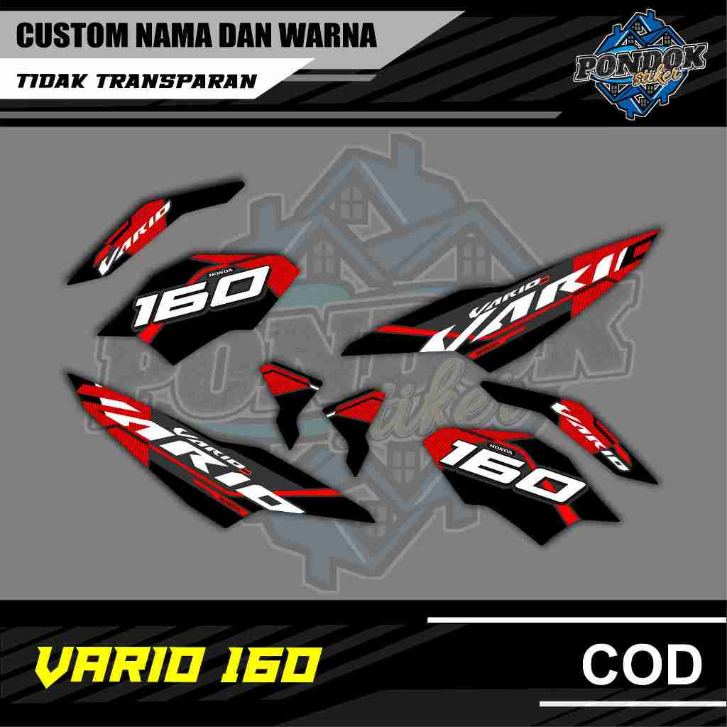 Jual STRIPPING MOTOR KEREN HONDA VARIO 160 MALAYSIA STYLE 6 TERBARU ...