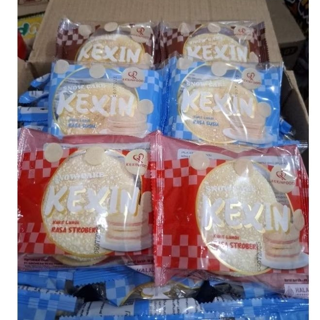 Jual Kexin Food // Snow Cake // kukis lunak // eceran | Shopee Indonesia
