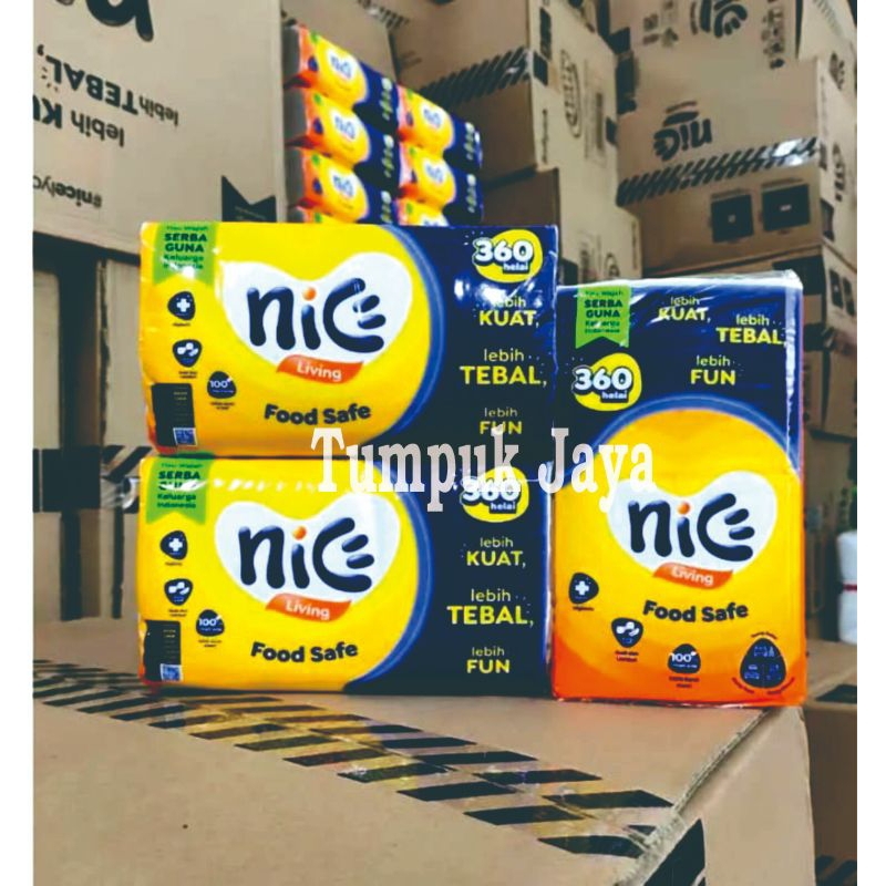 Jual TISU NICE (promo) 360 lembar 2 ply Kemasan Baru | Shopee Indonesia