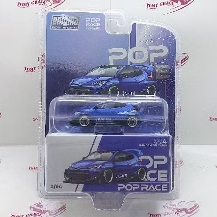 Jual Pop Race Pandem GR Yaris Blue Metallic Blister | Shopee Indonesia