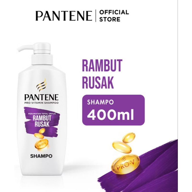 Jual Pantene Shampoo 400ml botol pump | Shopee Indonesia
