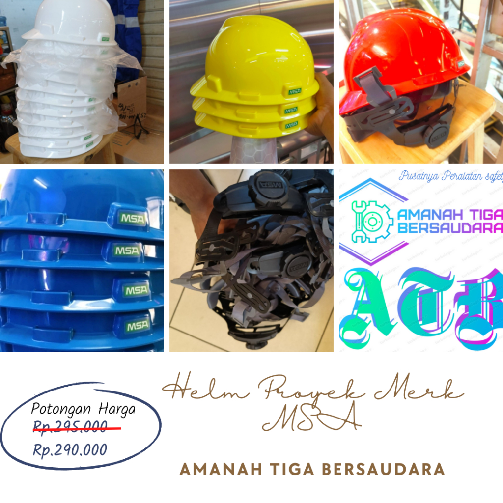 Jual Jual Helm Proyek Merk MSA Original Type V Gard Fastrack | Shopee ...