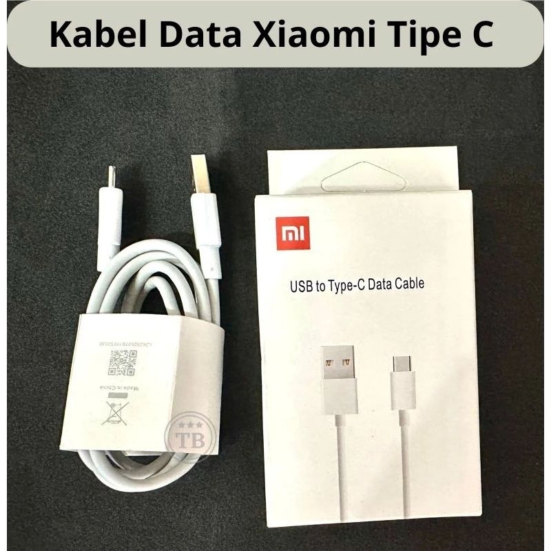 Jual Kabel Data Xiaomi USB Type C 99% Original 2A Putih | Shopee Indonesia