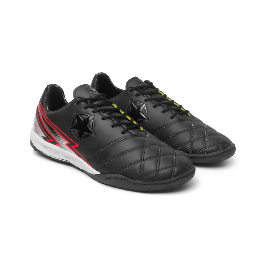 Jual Sepatu Futsal K7 Brand IC Hitam Putih Dewasa dan Anak-anak ...