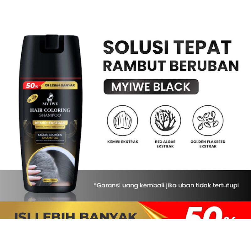 Jual Shampoo Pewarna Rambut My Iwe Hair Coloring Shampoo 150ml | Shopee ...
