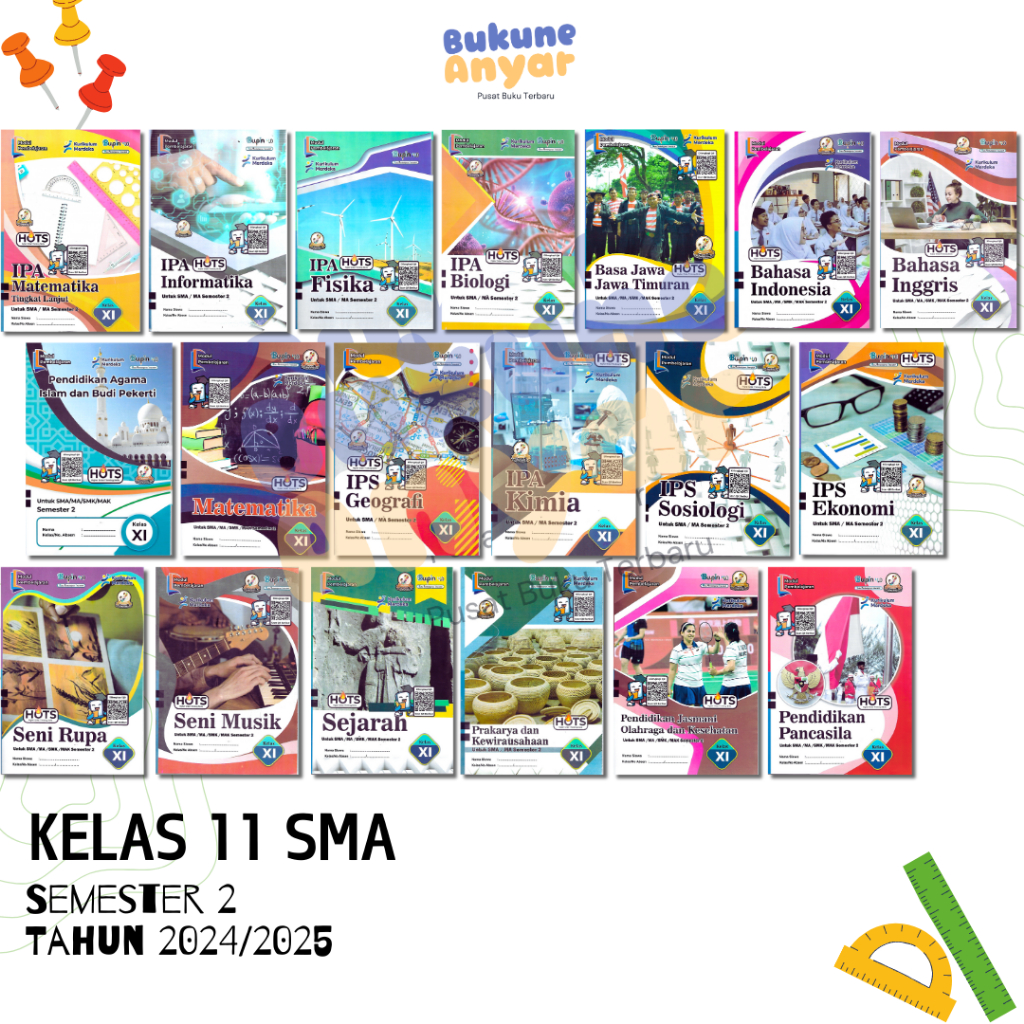 Jual Jual LKS kelas 11 SMA dan Kunci Jawaban Bupin Semester 2 KURMER T.A 2024/2025 | LKS dan KJ ...