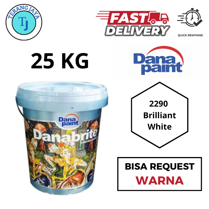 Jual Cat Tembok Danabrite Brilliant White 25 kg - Cat Tembok Dana Paint ...