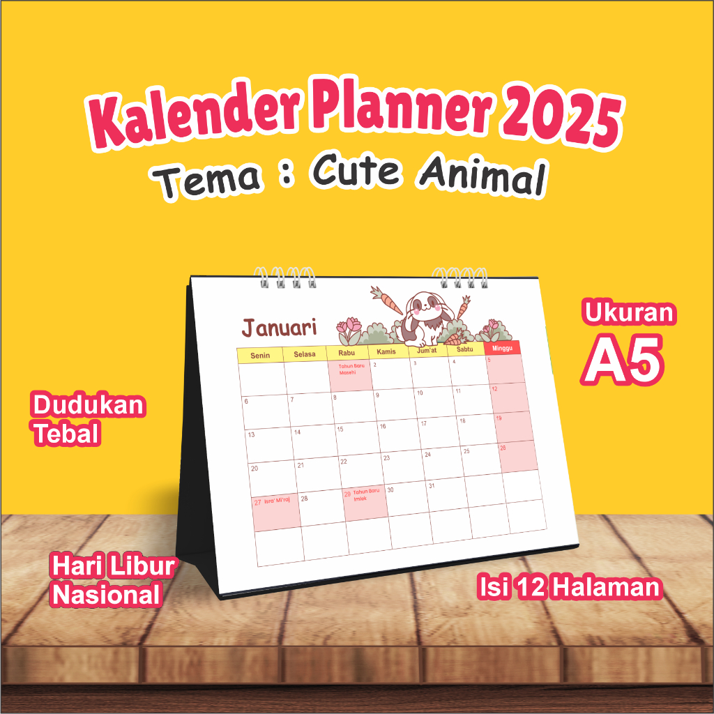 Jual Kalender Planner 2025 Kualitas Premium | Shopee Indonesia