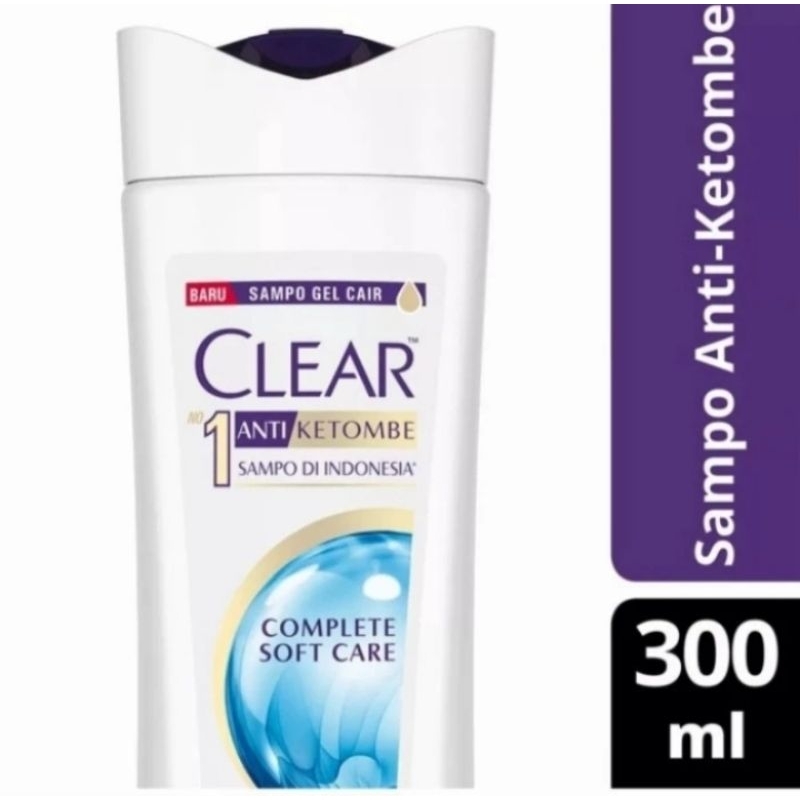 Jual Clear Shampoo Complete Soft Care 300ml | Shopee Indonesia
