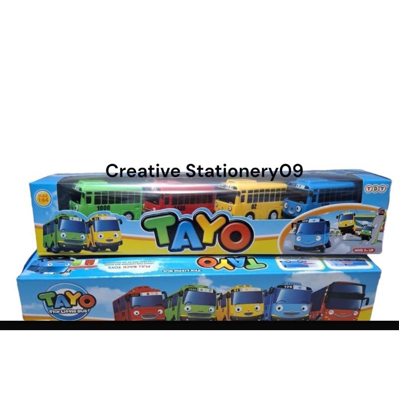 Jual Mainan Bus TAYO Pull Back 4 in 1 / Mainan Anak Little Bus isi 4 PCS | Shopee Indonesia