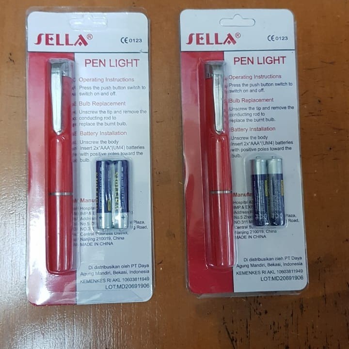 Jual Penlight Sinar Putih Merk Diagnostic Lamp/Merk Sella/Pulpen Sinar ...