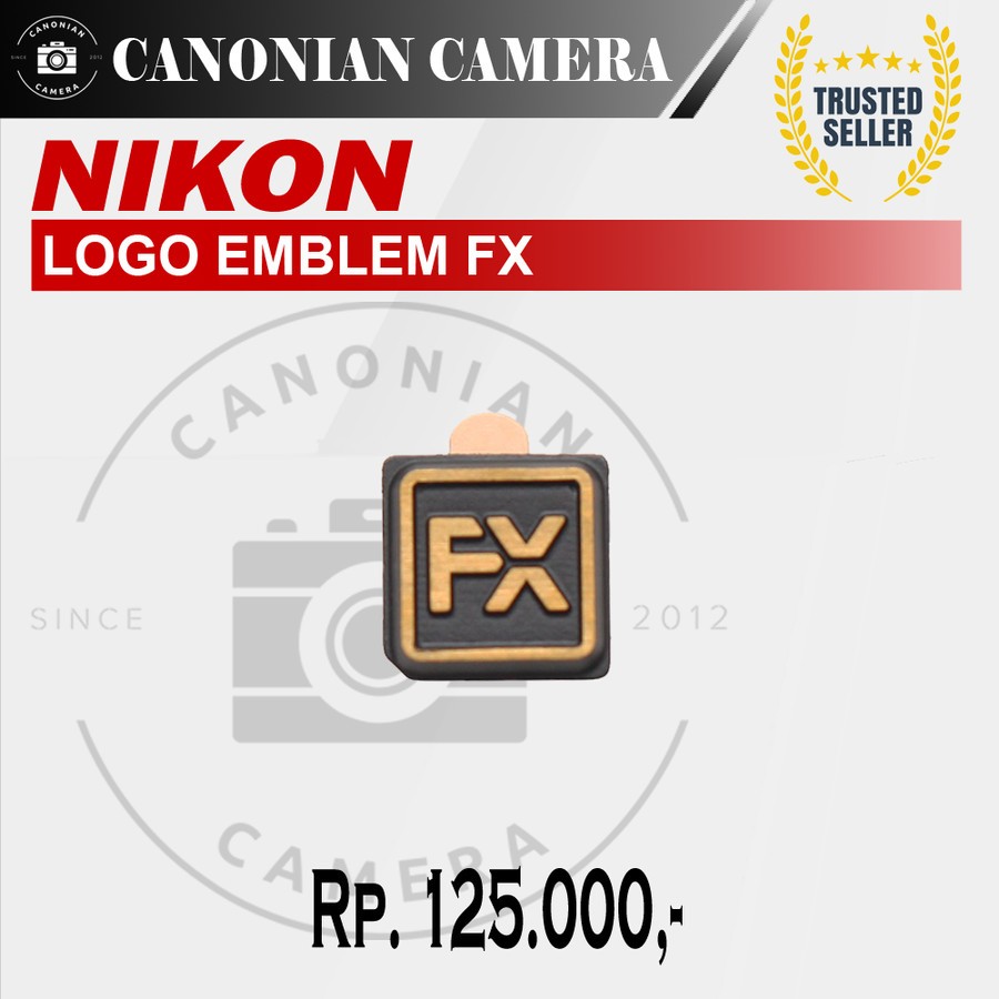Jual Logo Emblem Nameplate Nikon FX For Nikon D750 | Shopee Indonesia