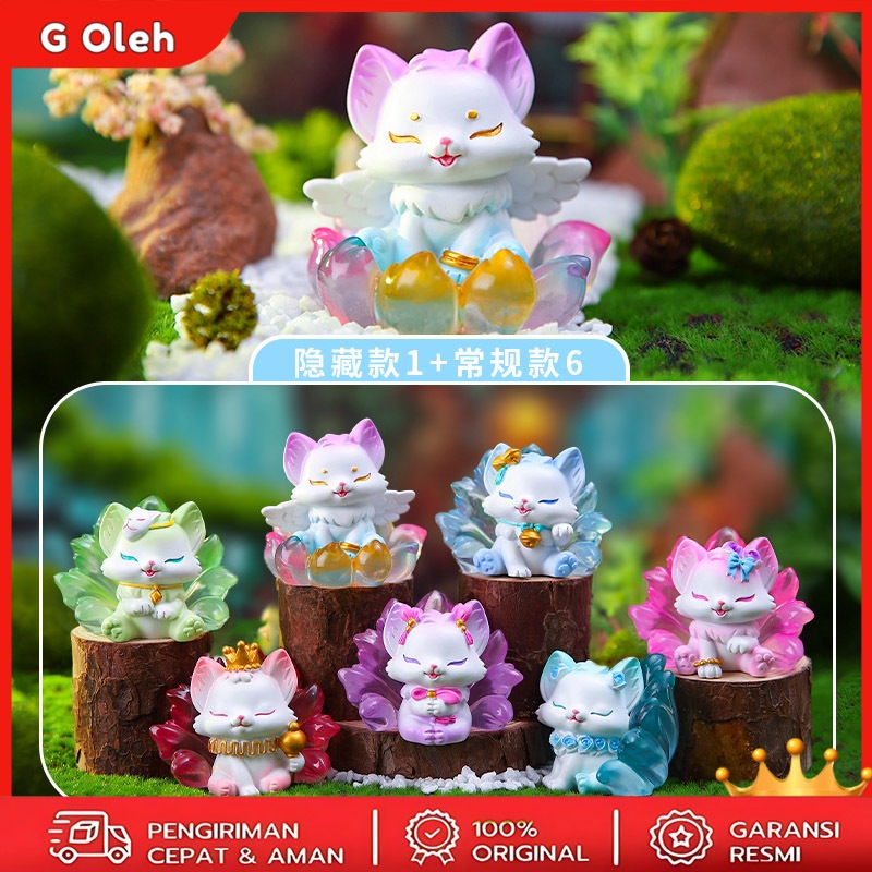 Jual 【G Oleh】Nine Tailed Fox Blind Box Fox ornament Chinese style blind ...
