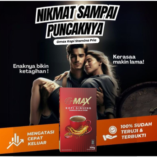 Jual KOPI G-MAX ORIGINAL KOPI STAMINA PRIA AMAN ( 100% BPOM & HALAL ) | Shopee Indonesia