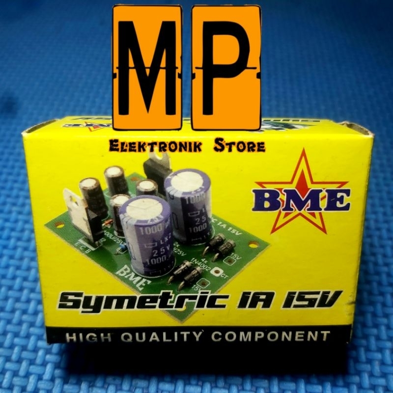 Jual Kit Power Supply Simetric Simetris 1A Output 15V CT BME | Shopee Indonesia