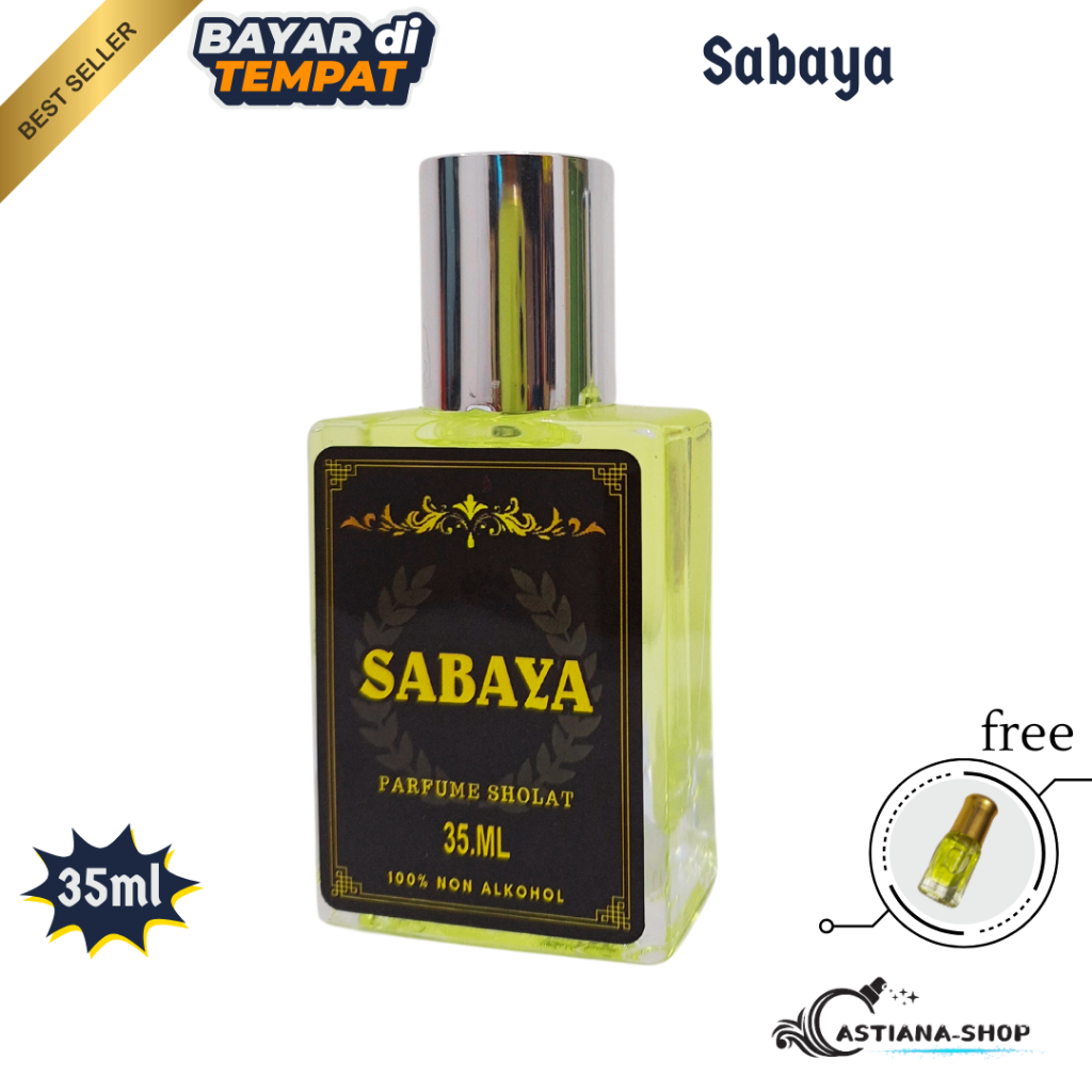 Jual Parfum Sabaya Minyak Wangi Sholat Islami Non Alkohol 35ml Spray | Shopee Indonesia