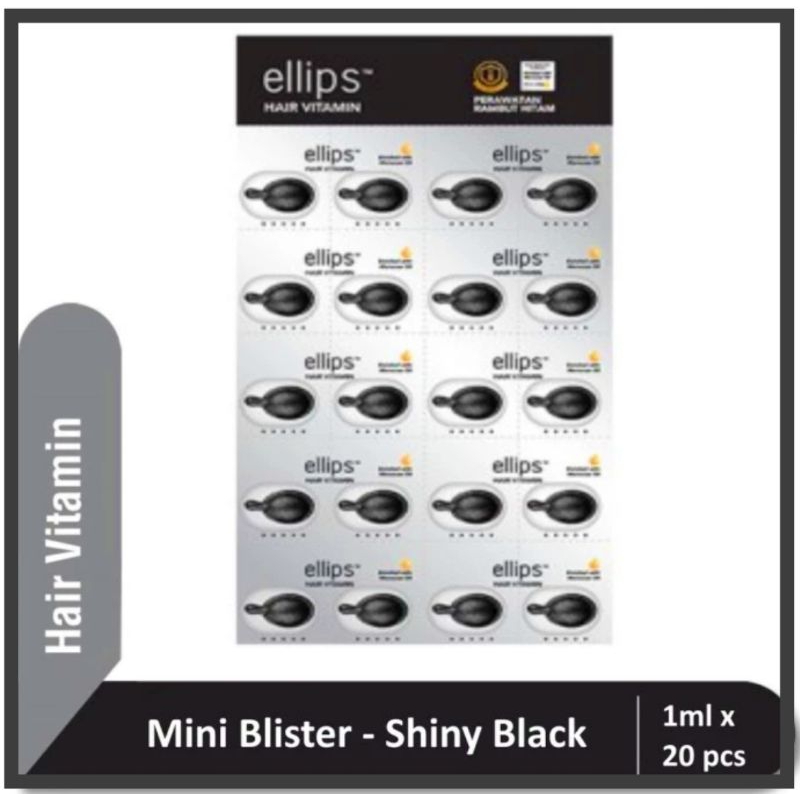 Jual Ellips Vitamin Perawatan Rambut Hitam Isi 20 | Shopee Indonesia